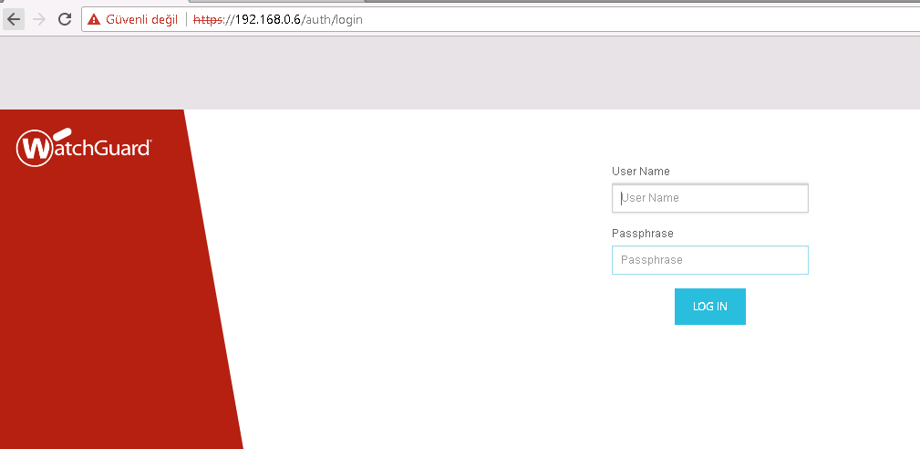 Watchguard Dimension Kurulumu